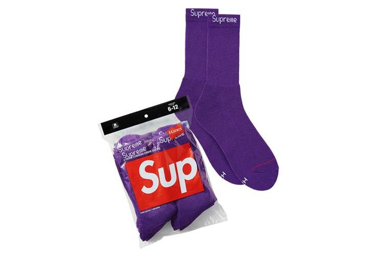 Носки Supreme x Hanes, комплект