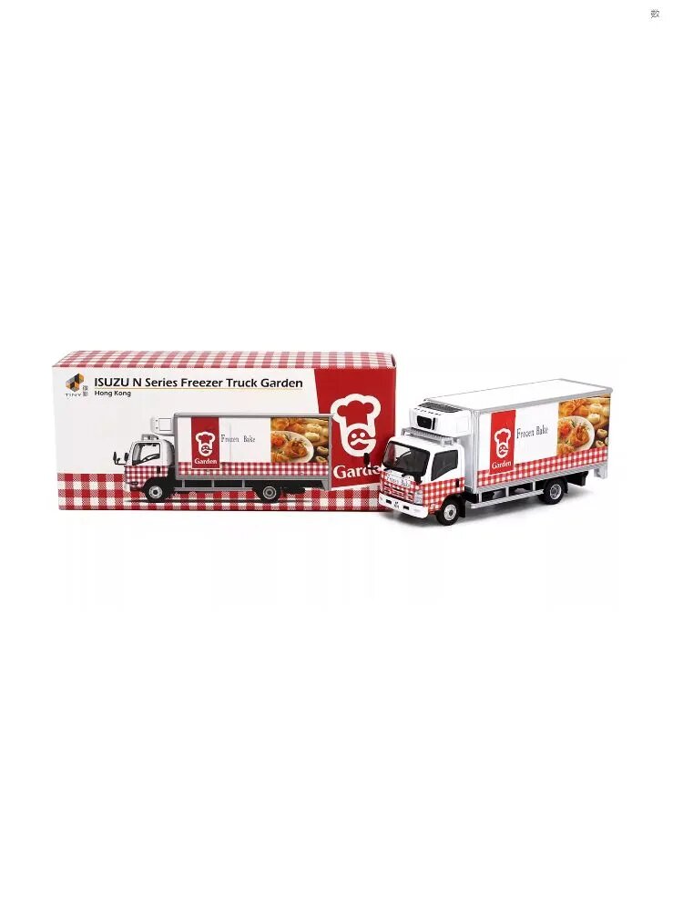 Машинка металлическая модель Tiny 1:64 Isuzu N Series Freezer Truck Garden