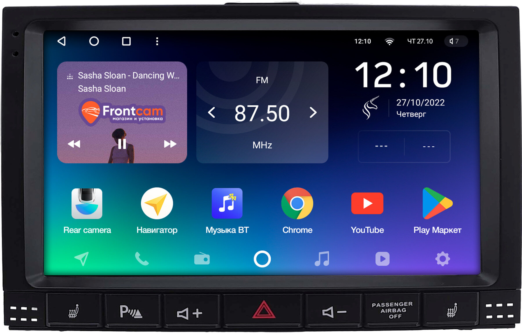Штатная магнитола Teyes SPRO PLUS 4/64 9" RM-9208 Volkswagen Touareg 2002-2010 Android 10 (4G-SIM, DSP, IPS)