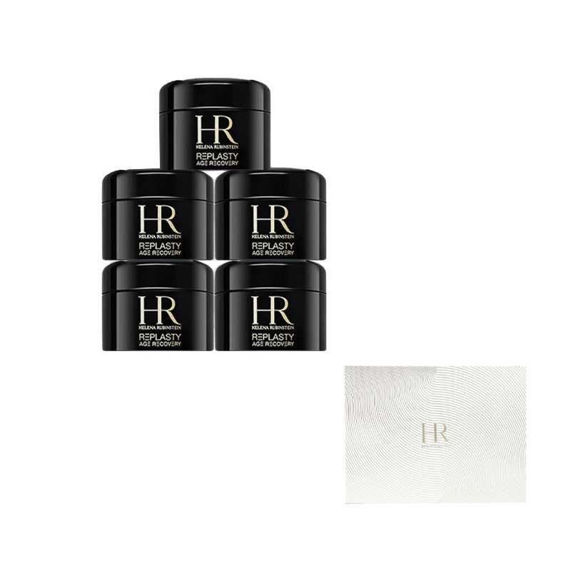 Набор для путешествий женский HELENA RUBINSTEIN Black Bandage Repairing Cream увлажняющий крем, 5 пробников по 5 мл