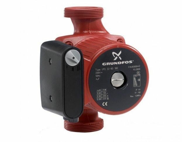 Насос циркуляционный Grundfos UPS 32-80 180 1x230v (без гаек)