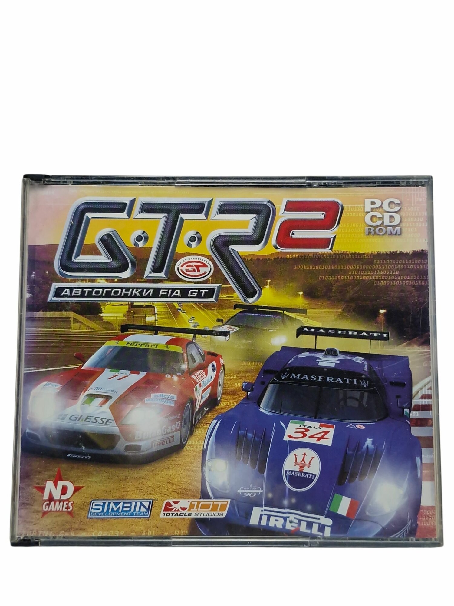 Игра для компьютера: GTR 2 FIA GT Box pc диск лицензия