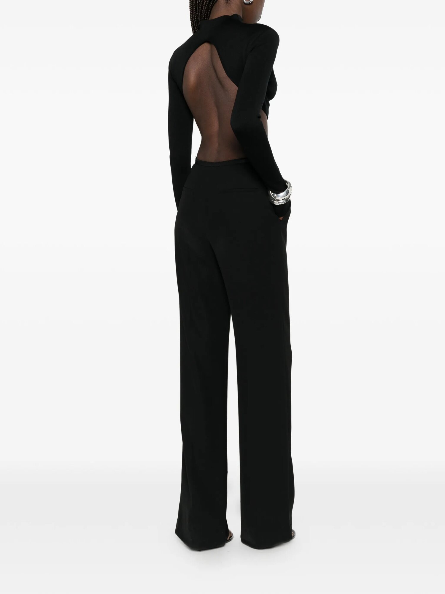 Топ Cut-out cropped top