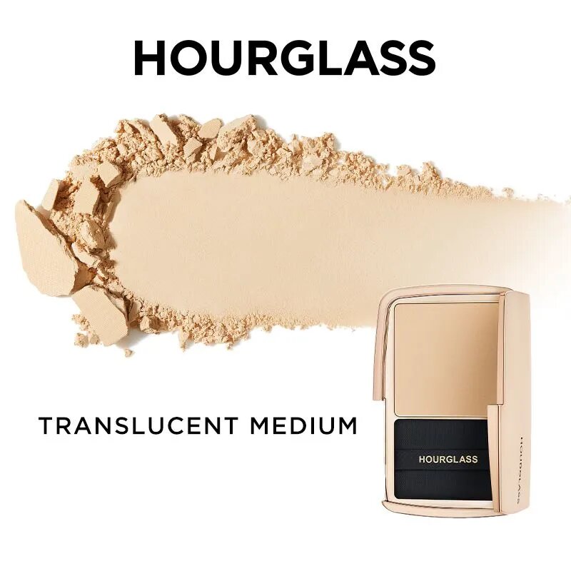 HOURGLASS Пудра, долговременное покрытие, водостойкая основа для макияжа, #Translucent Medium, 10,5 г.