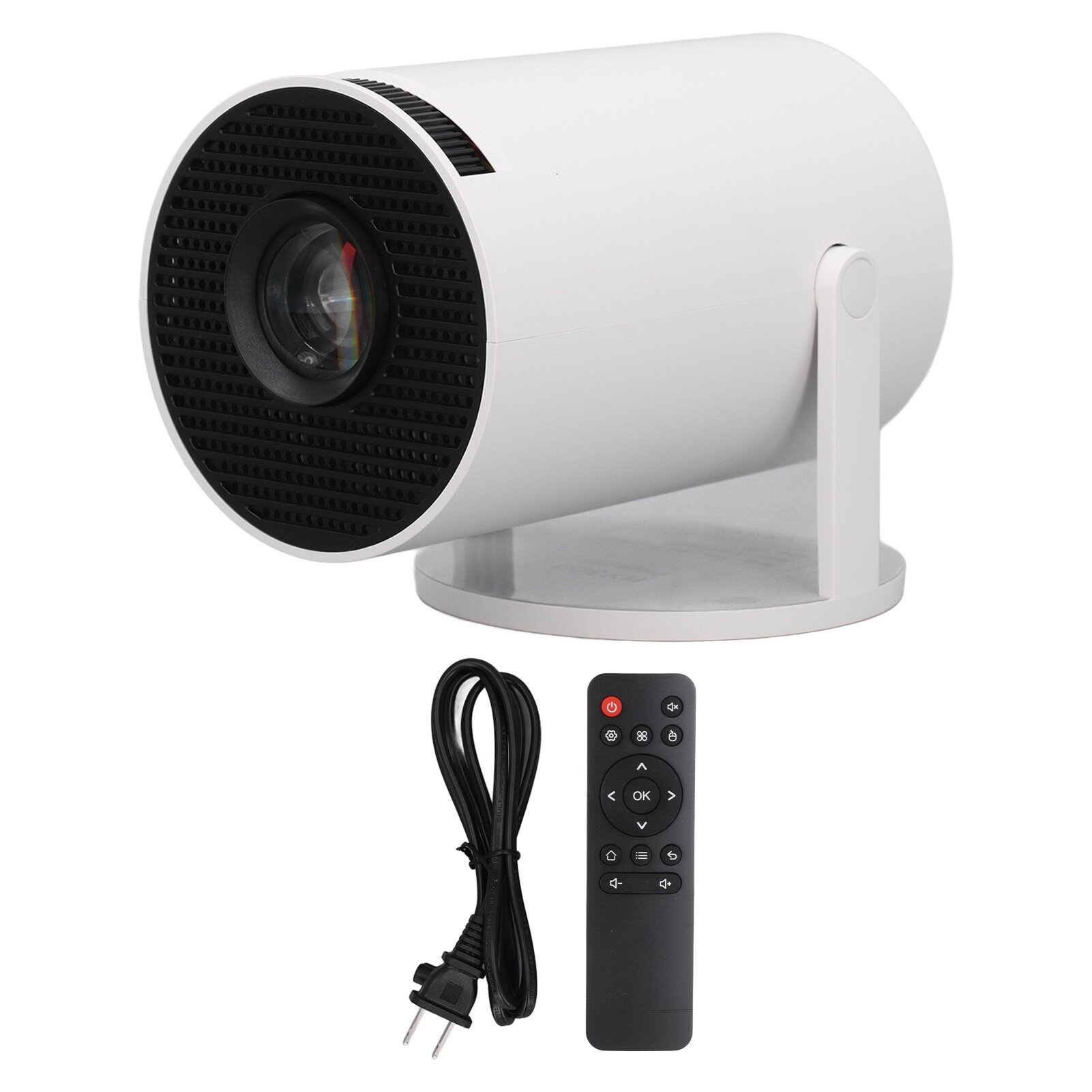 Умный мини-проектор 40 130 дюймов, 10000 лм, автофокус, вращение на 270 градусов, вилка стандарта США, портативный уличный кинопроектор с коррекцией трапеции для домашнего кинотеатра