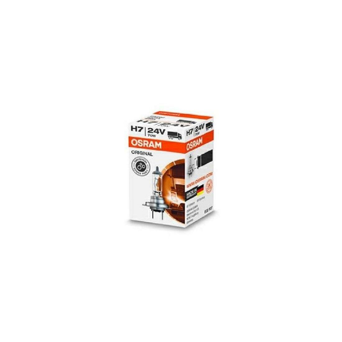 Автомобильная лампа OSRAM 64215, галогенная, PX26d, 24 В, H7, 70 Вт, 1 шт, 3200 K