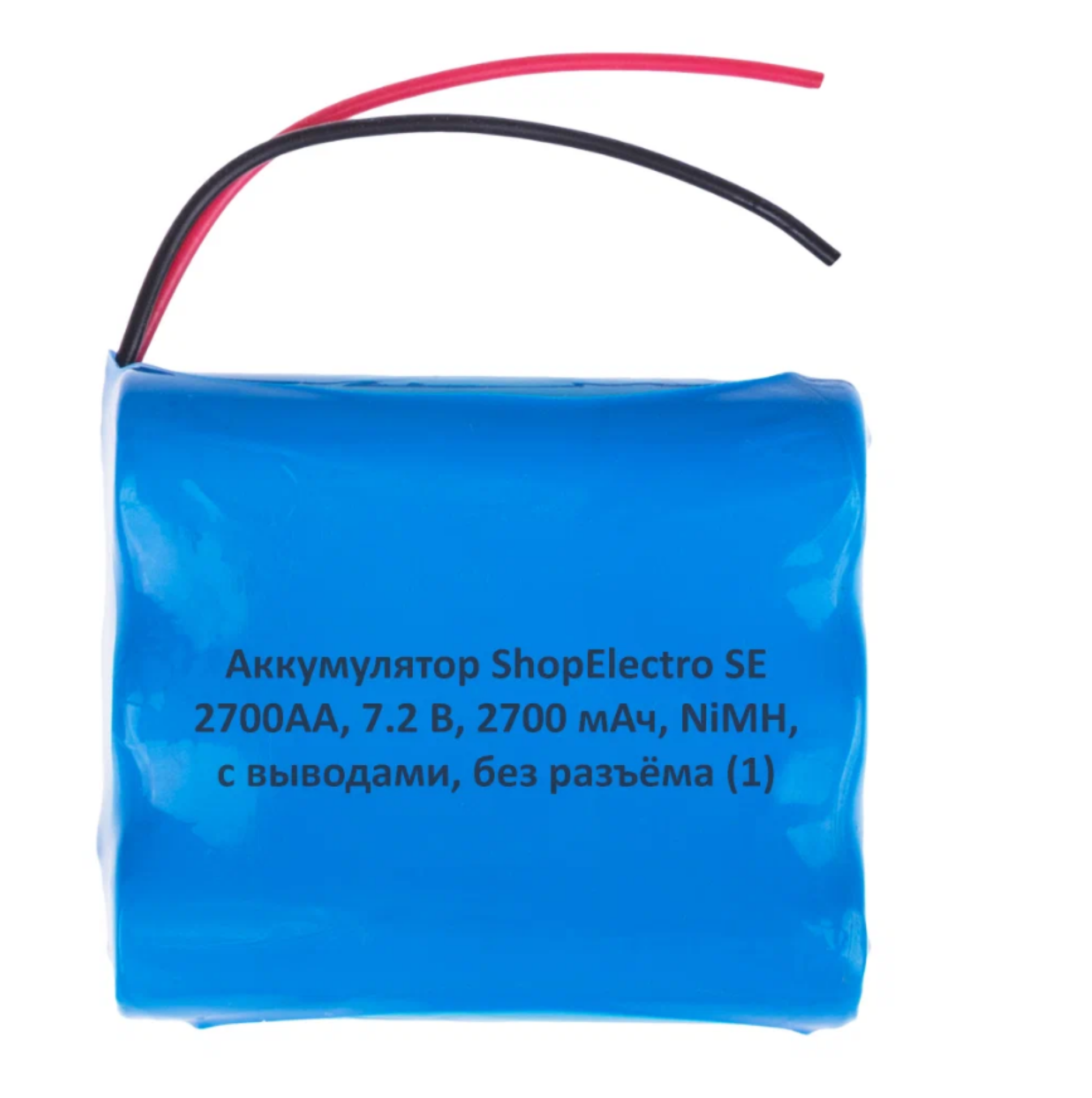 Аккумулятор ShopElectro SE2700АА, 7.2 В, 2700 мАч/ 7.2 V, 2700 mAh, NiMH, с выводами, без разъёма (2)
