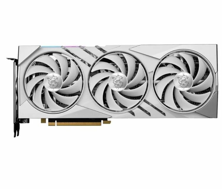 Видеокарта MSI GeForce RTX 4060 Ti GAMING SLIM WHITE (RTX 4060 Ti GAMING SLIM WHITE 16G) - PCI Express 4.0, 16 ГБ, GDDR6, 128 бит, PCI-E, GPU 1920 МГц