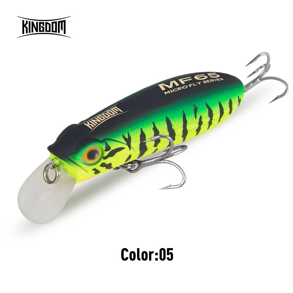 Рыболовная приманка Kingdom Micro Minnow 4,7 г 6 г 6,2 г 9,8 г 12,2 г Тонущие плавающие искусственные приманки 45 мм 55 мм 65 мм Длинная жесткая приманка