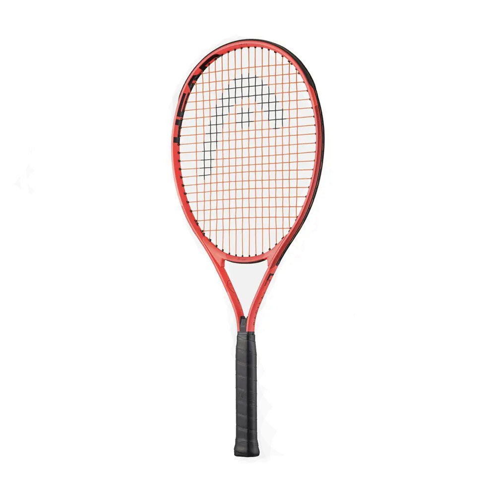 Ракетка для большого тенниса детская HEAD Radical Jr 26 Gr0, 231405, для дет.9-11лет, алюминий, со струнами, оранжевый