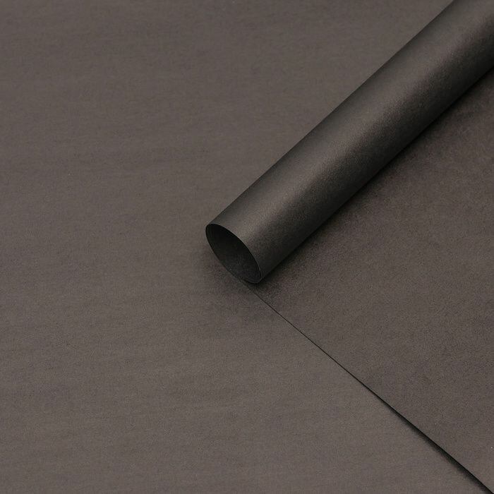 Бумага упаковочная крафт "Черный",50 х 70 см