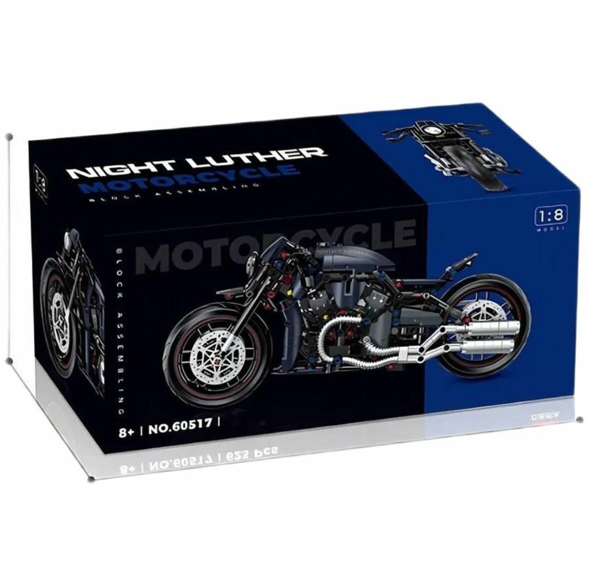 Конструктор Мотоцикл Harley Night Luther 562 детали