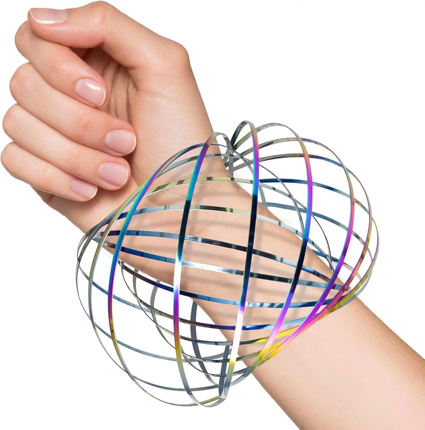 Радужное кольцо-спиннер 1pcs Rainbow