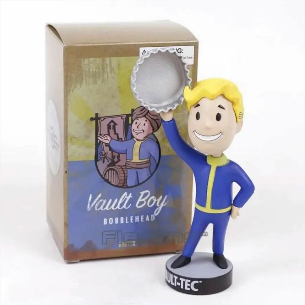 Фигурка Фоллаут Волт Бой Спич / Fallout Vault Boy 2# (12см)