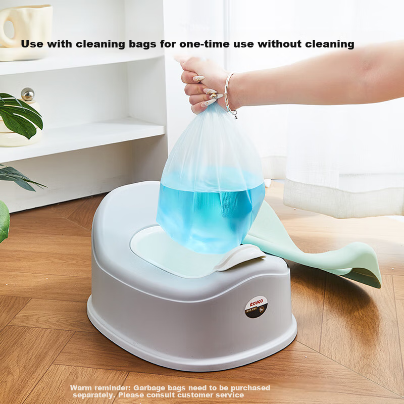 Rikang Children's Toilet Seat Multi-function Unisex Baby Potty Toddler Potty RX2017-1 Glacier Blue