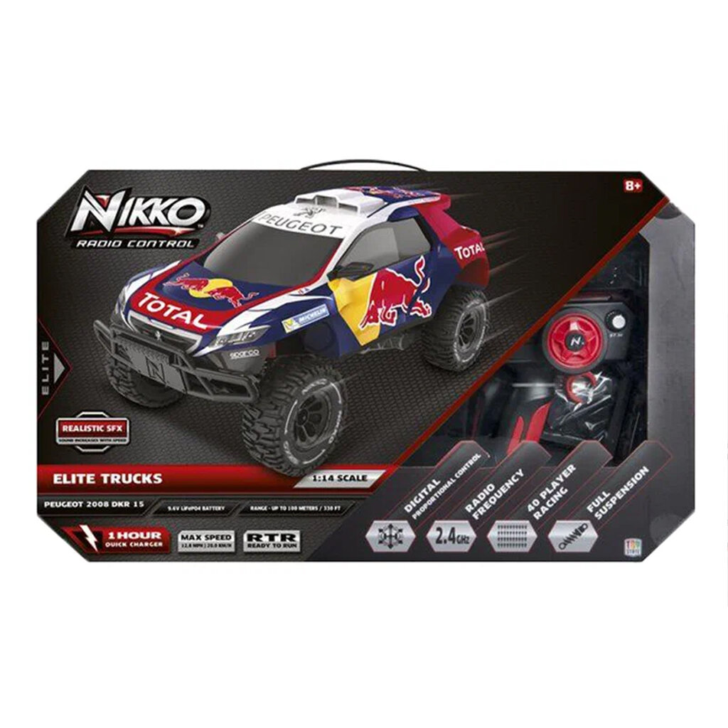 Toy State Nikko Remote Control Car Toy Peugeot 2008 DKR 15 /Детский Электронный Внедорожный Игрушечный Автомобиль