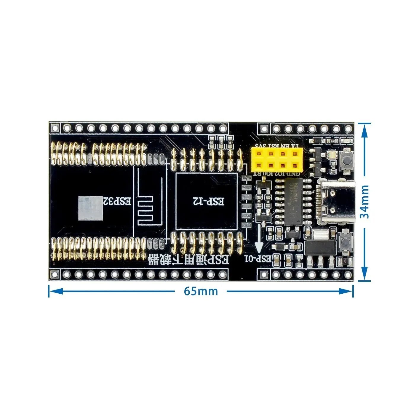 ESP32 ESP-WROOM-32 Макетная плата ESP12 ESP01 CH340