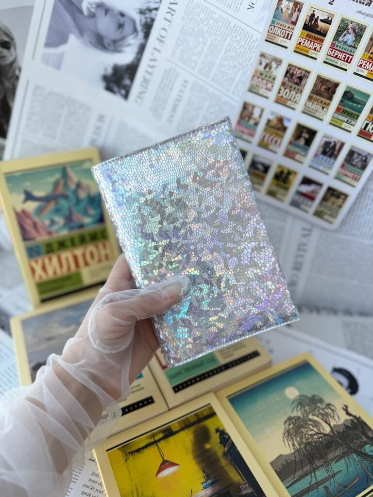 Обложка тканевая для книг высотой до 18 см