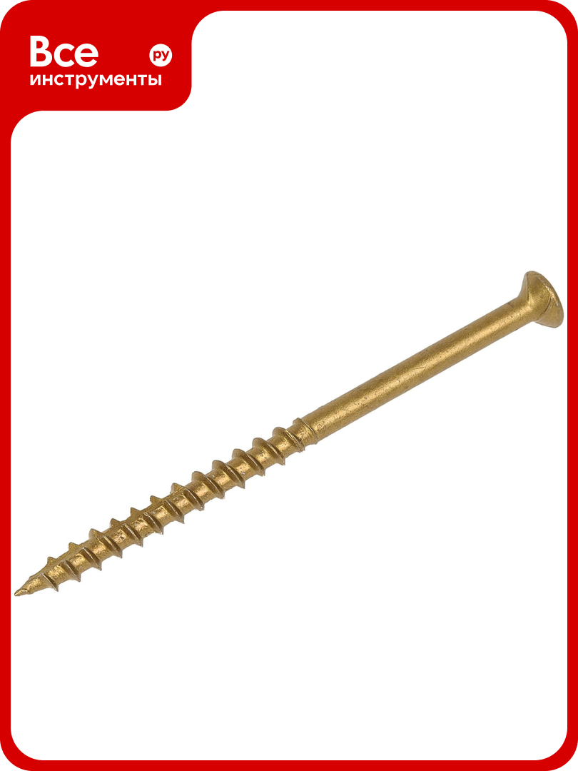 Шуруп TULSTOR Deck Screw для фасадов и террас, антикор 1000+, 4,8x75 кол-во в упак.200