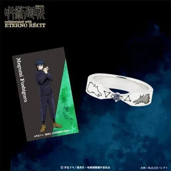 Модное открывающееся кольцо Gojo Satoru для мужчин и женщин, Itadori Yuji Fushiguro Megumi, регулируемые металлические кольца, фанаты аниме, ювелирные изделия для косплея