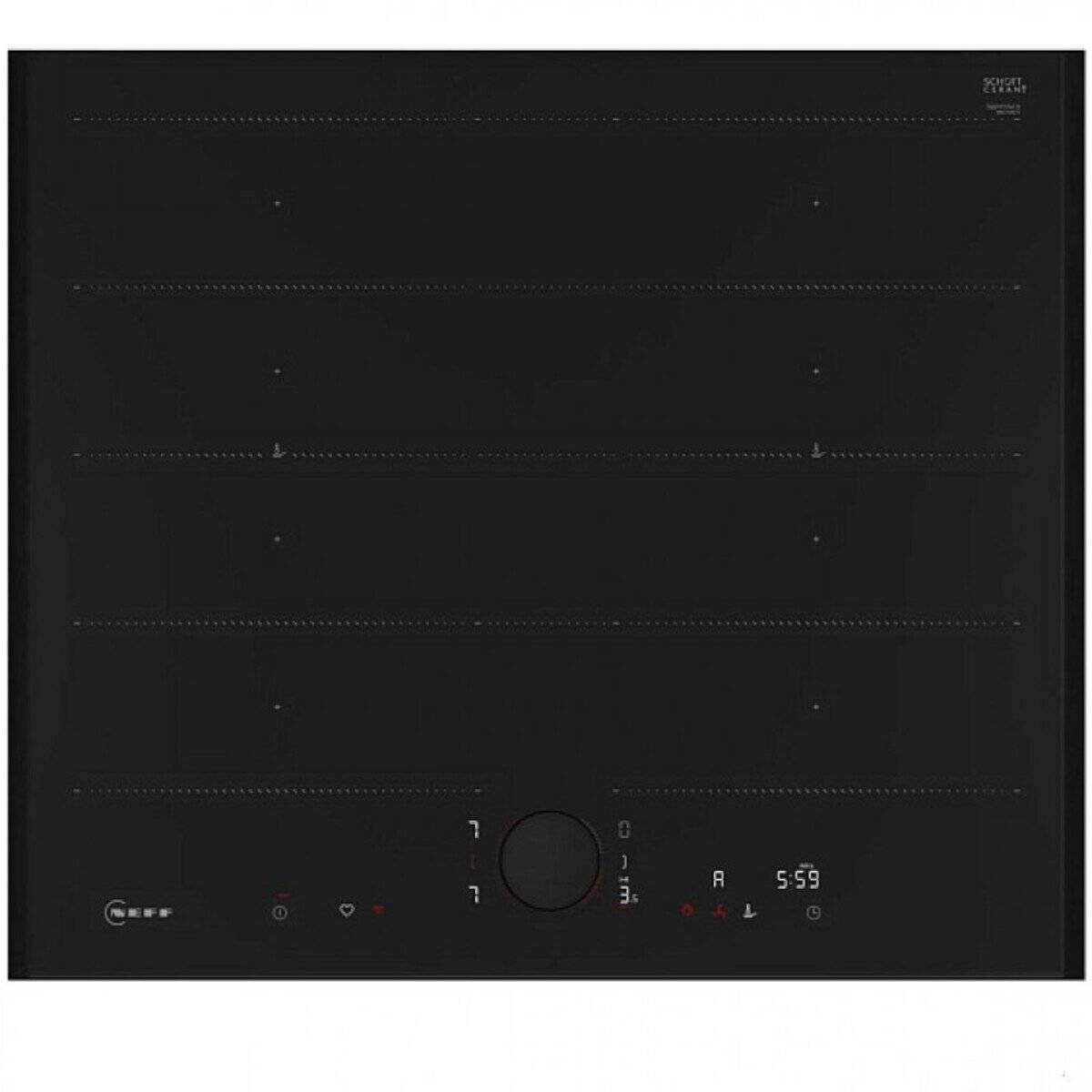 Встраиваемая варочная панель Neff T66YYY4C0 индукционная, черный