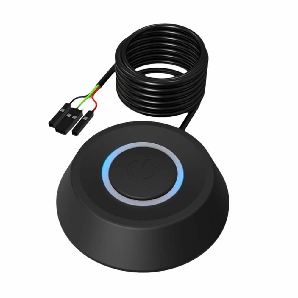 Кнопка включения/выключения ПК, кабель-переключатель, портативный настольный компьютер, удлинитель для домашнего офиса, переключатель внешнего рабочего стола компьютера