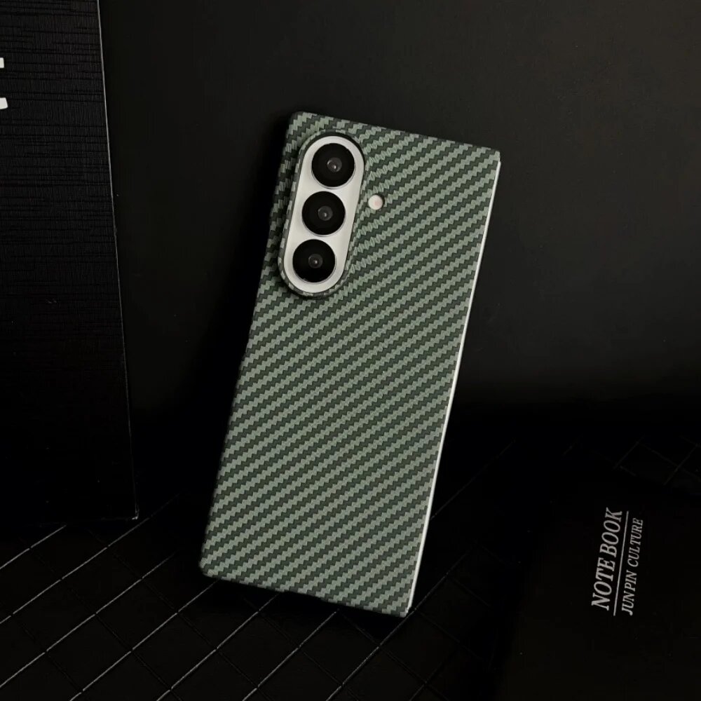 Ультратонкий магнитный чехол для телефона из углеродного волокна с Galaxy Z Fold3 5G, With Film-GN