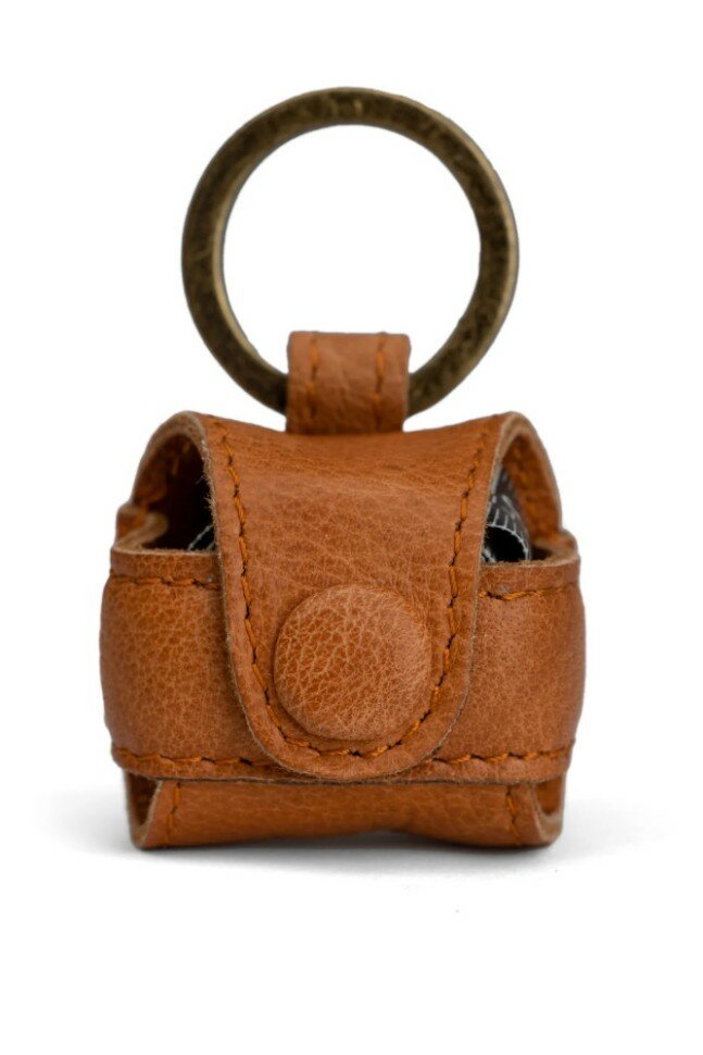 Чехол для сантиметровой ленты "Malmo" Muud, цвет виски, 4 х 3 см; диаметр 2.3 см