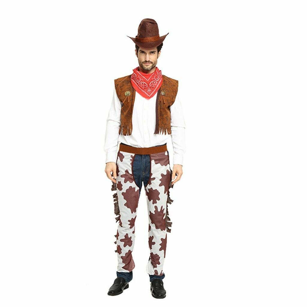 Костюмы для выступлений в стиле Вестерн-ковбой-Взрослый мужчина-ковбой