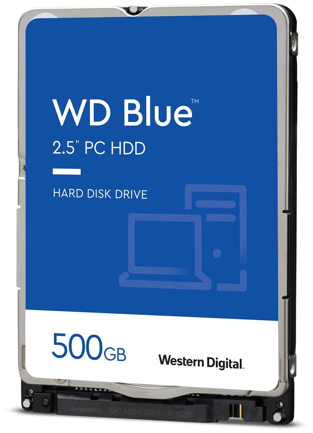 Жесткий диск HDD 2.5" 500Gb, SATA-III, Western Digital, 128Mb, 5400rpm, WD Blue Mobile (WD5000LPZX)