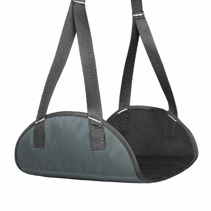 Туристический артефакт для отдыха, подвесные ножки самолета, кровать отдыха на высокоскоростных рельсах-серая сетка