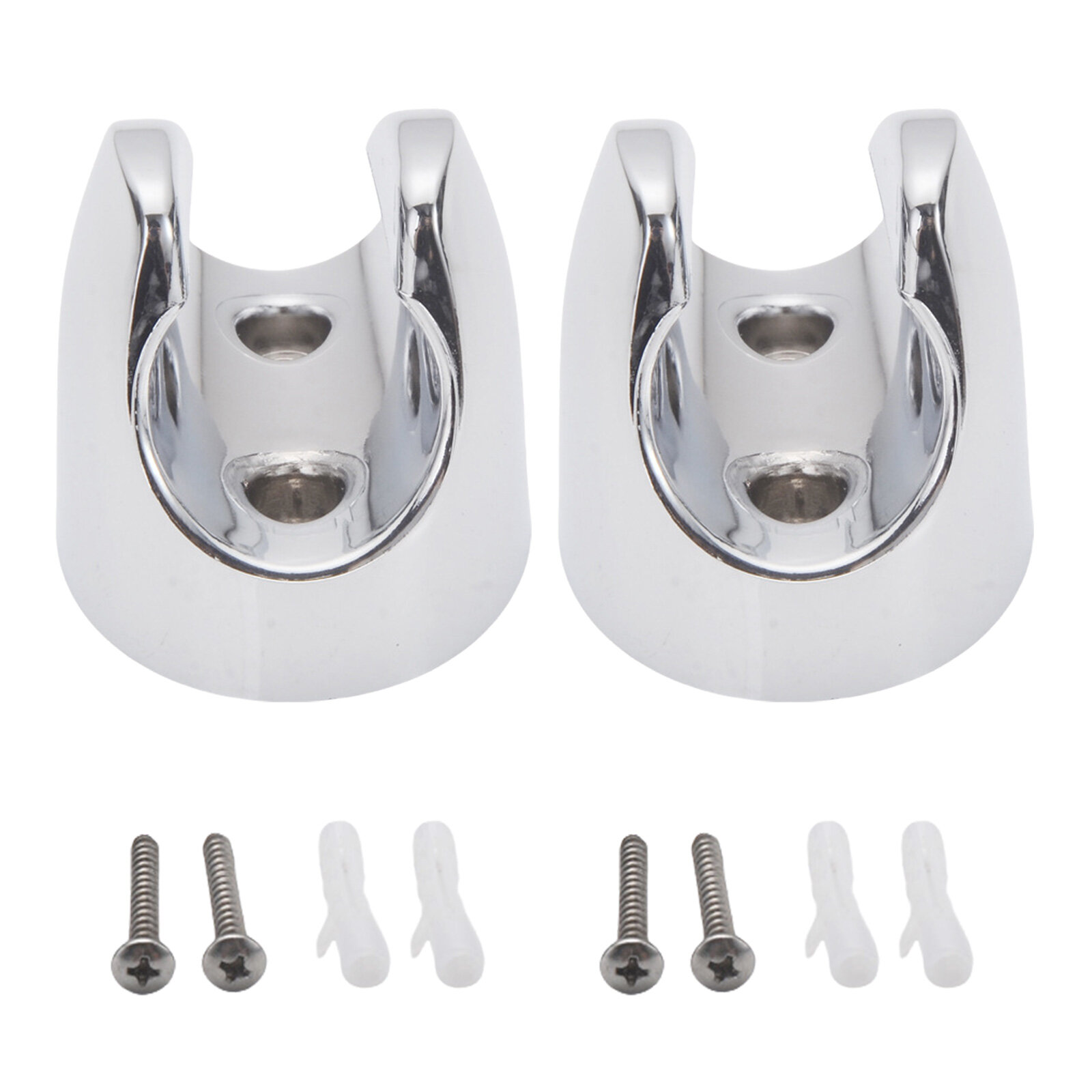 2 шт Держатель для душа в ванной комнате с винтами долговечный кронштейн