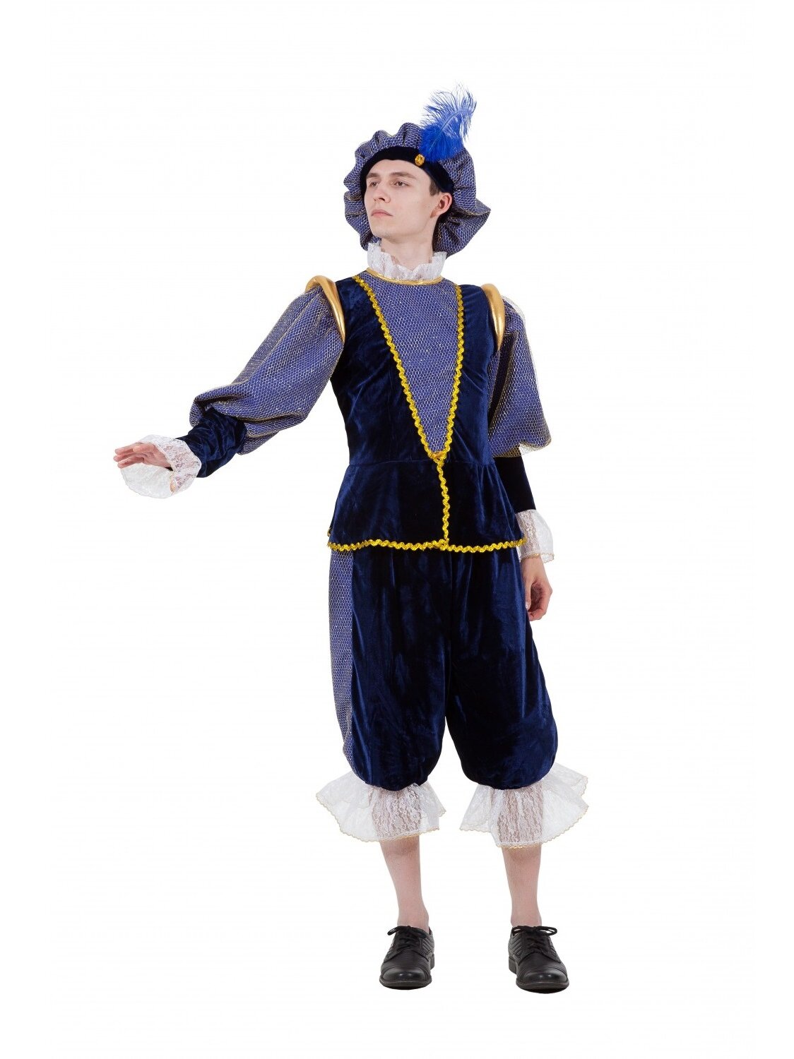 Карнавальный костюм Принц взрослый в золоте (42-48)