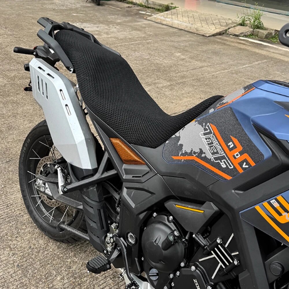 Подходит для ZONTES F-703 F 703, чехол на сиденье мотоцикла, защита от солнца, теплоизоляция, дышащая сетка для сиденья для ZONTES 703F 703-F 703 F