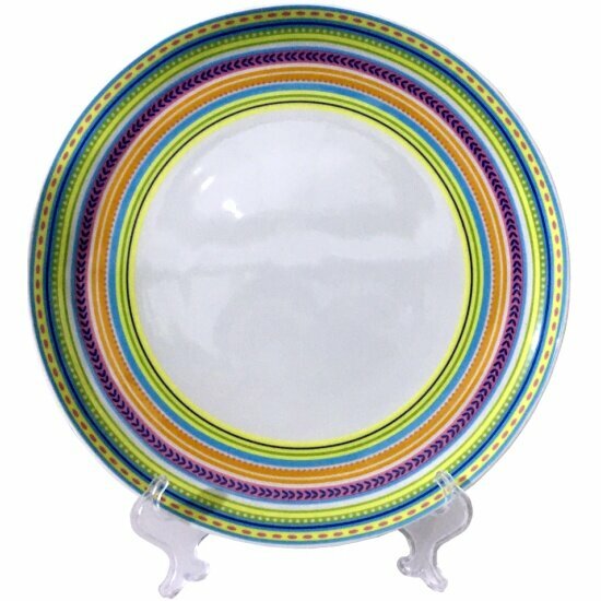 Тарелка Thun 1794 "Tom" см, декор " Радужное настроение", 26 см. (ТОМ0098)