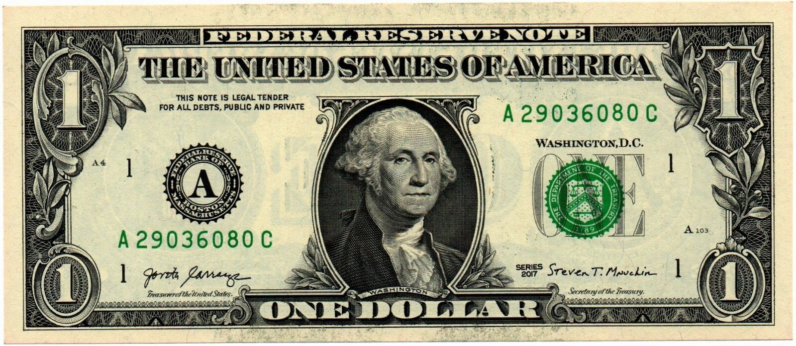 Доллар 2017 год США 29036080