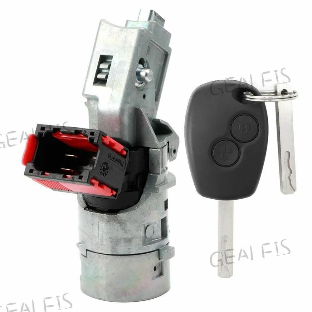 Замок зажигания с корпусом ключа для Lada Vesta, Lada X‑Ray и Renault — замена выкидного ключа, с укороченным лезвием