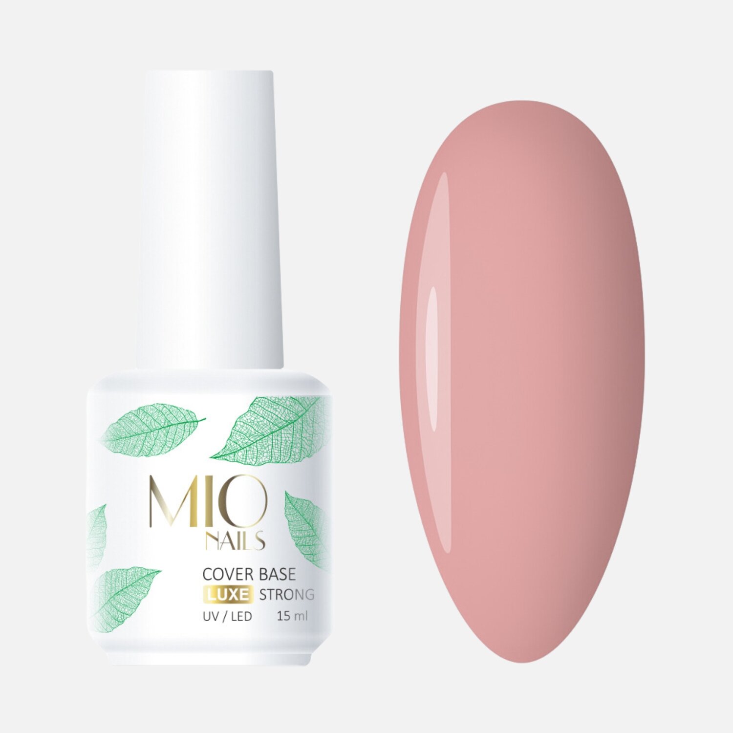 Камуфлирующая база для гель-лака MIO Nails Base Cover Strong Luxe №02 15 мл