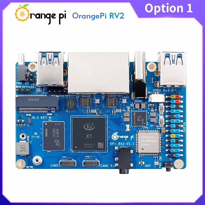 Orange Pi RV2 Одноплатный компьютер Option 1, 4GB RAM