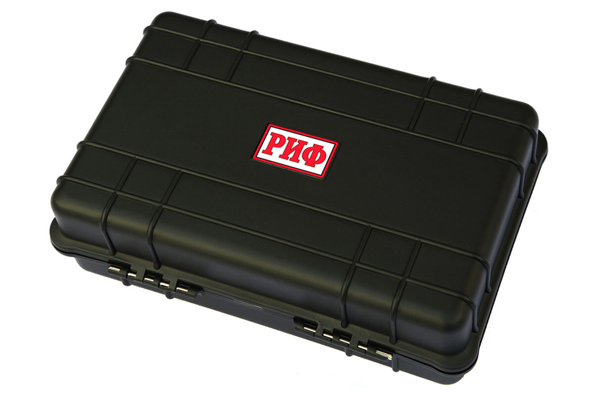 Кейс защитный ударопрочный РИФ 253x174х83 мм IP67, черный, арт. WR-08