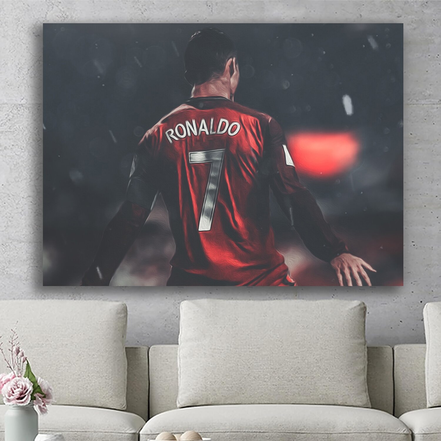 Картина на стену для интерьера - "Криштиану Роналду, футбол", 30х40 см.