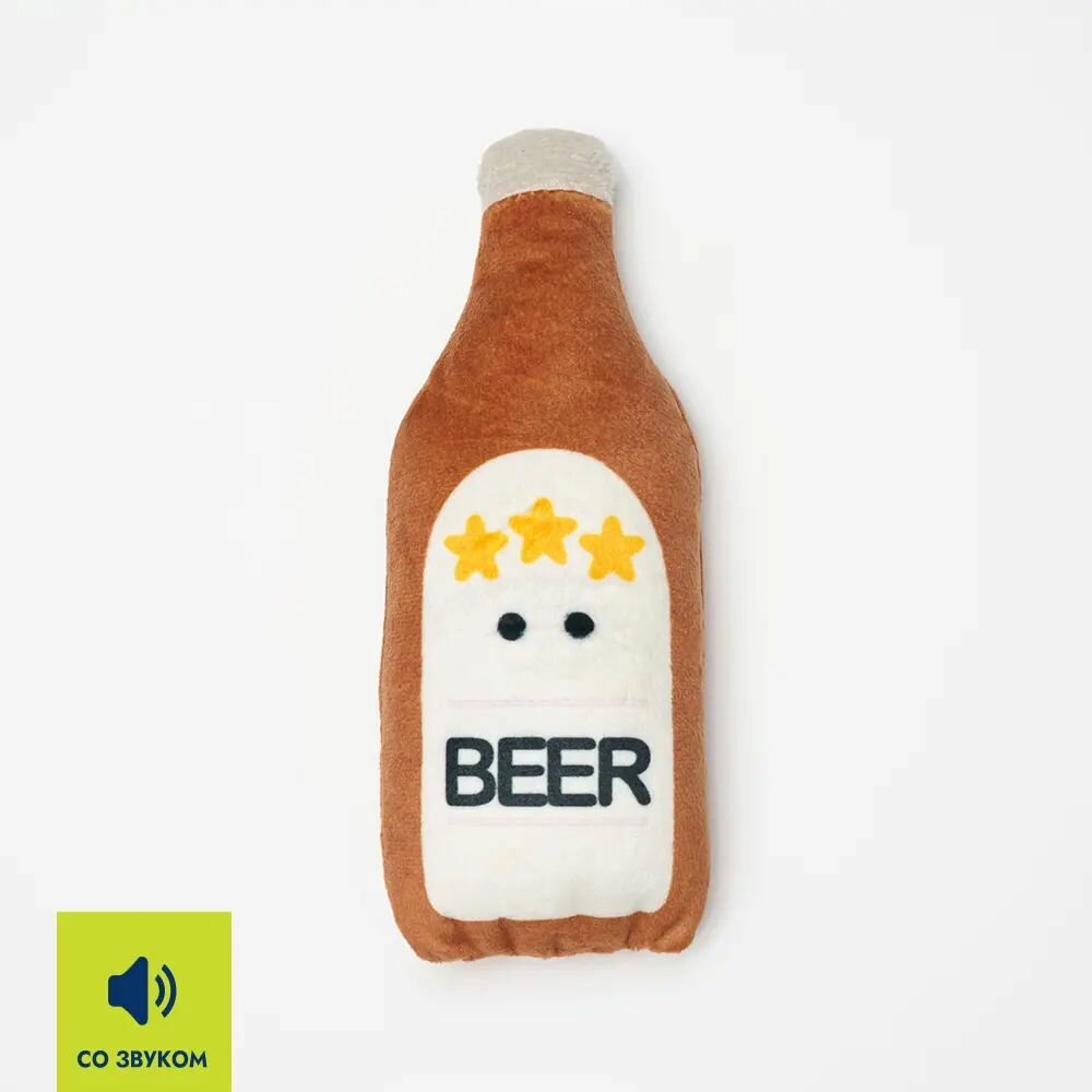 Игрушка для собак Пиво, 15х6х4 см