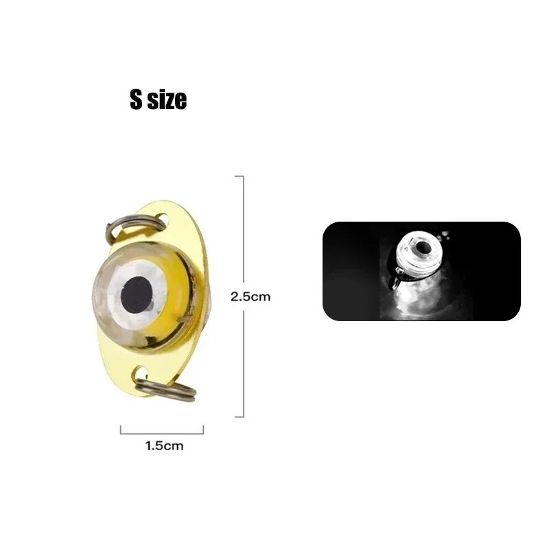 Подводный светодиодный светильник для рыбалки 1 PC WHITE FLASHING