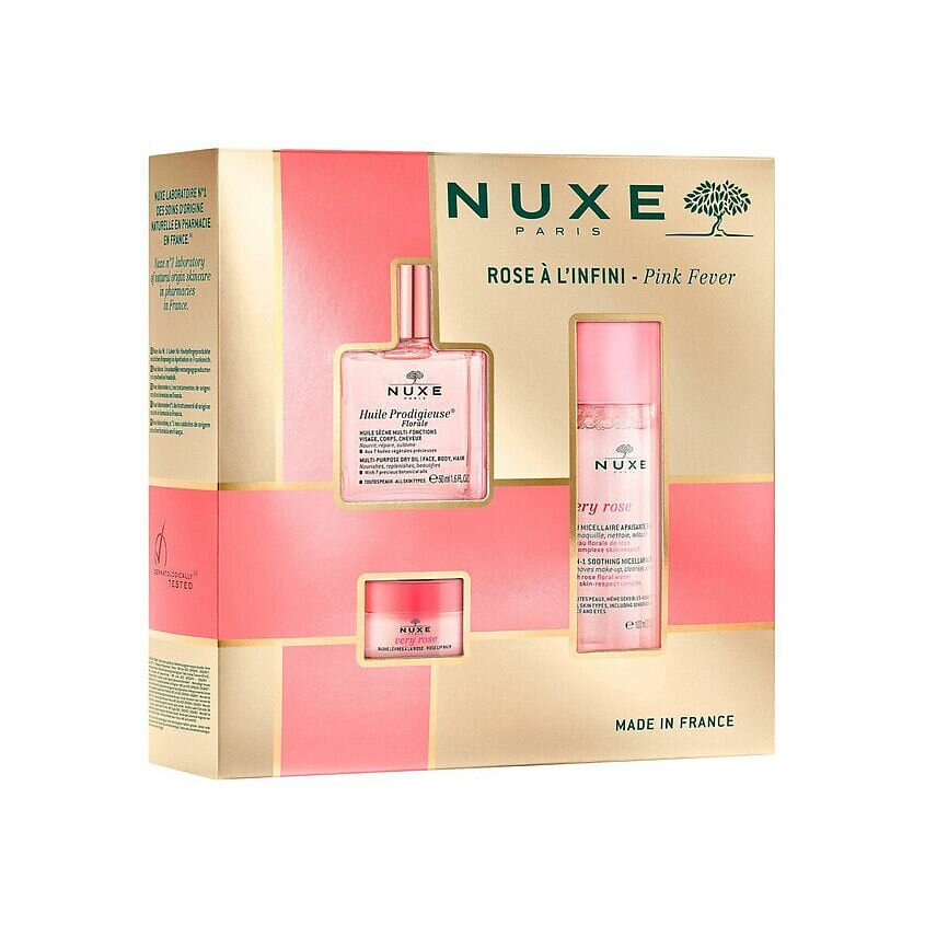 Набор косметики для ухода за кожей Nuxe Pink Fever Rose A L'infini