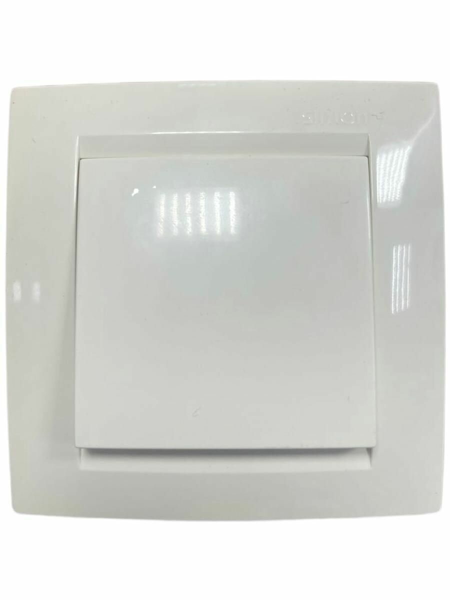 Simon 15 Бежевый Выключатель 1-клавишный с16А, 250В, винт. зажим скрытого монтажа,1591101-031