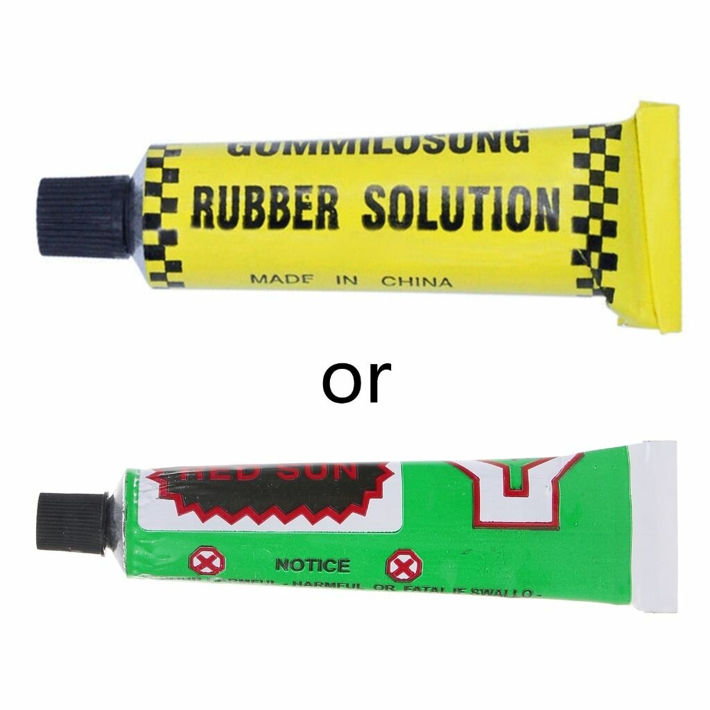 Клей для ремонта автомобильных, мотоциклетных, велосипедных шин, Цементно-резиновый раствор, 5 упаковок
