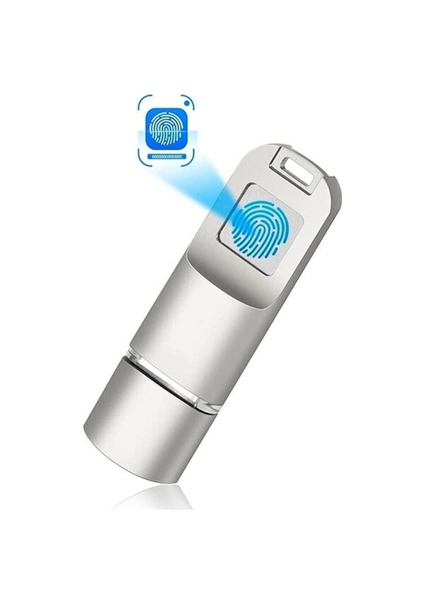 USB-накопитель USB 3.0 со сканером отпечатков пальцев, 128 ГБ