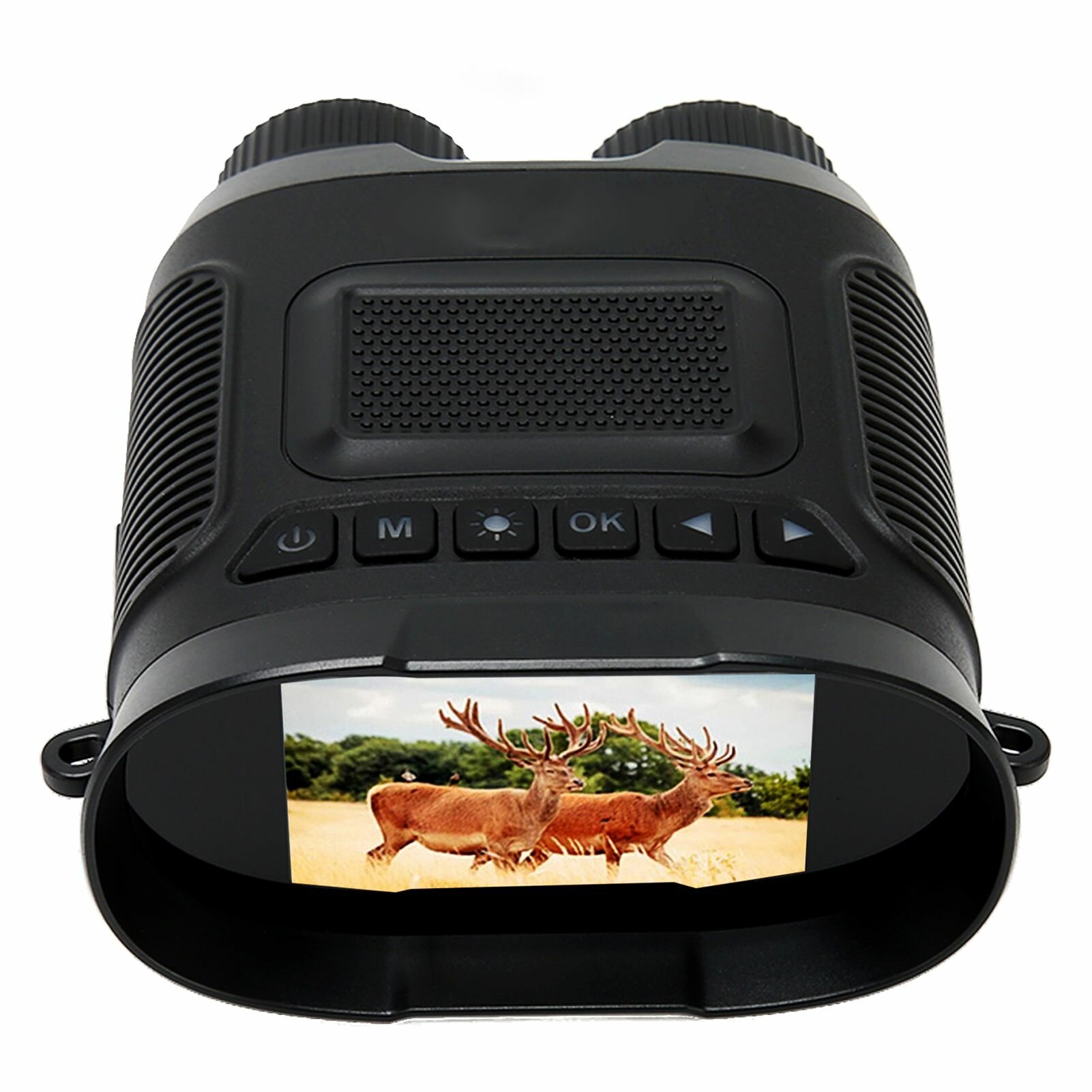 Бинокль цифровой ИК ночного видения 8x 1080P изображение видео 984ft маленький бинокль для охотничьего наблюдения черный