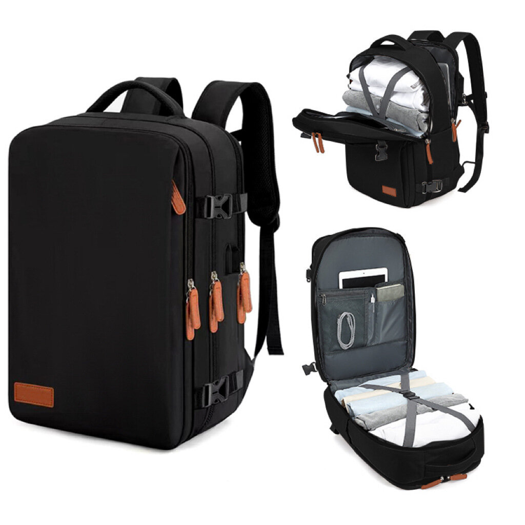 Чемодан, 15,6-дюймовый рюкзак для ручной клади, одобренный для полетов, Водонепроницаемый большой походный рюкзак