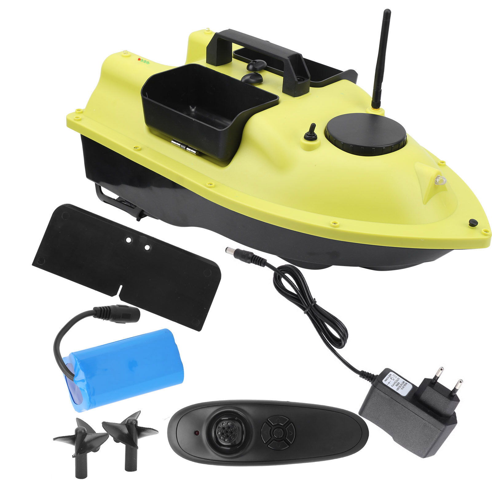 Smart Remote Control 3 Compartment Fish Finder Boat Wireless Send Hook 100 240VEU